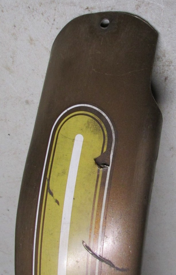 Vintage 1973 Rupp Minibike Mini Bike Rear Fender 12". No rips or bends ...