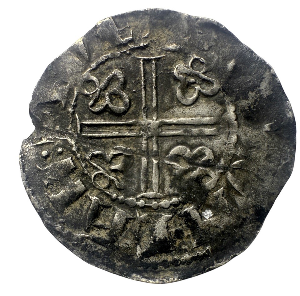 Norman, Henry I Norman Penny Voided Cross & Fleurs Type. Canterbury ...