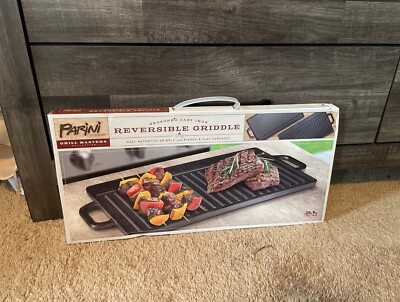 Parini Reversible Grill/Griddle 16.75 X 9.5 Inch NEW In Box | eBay