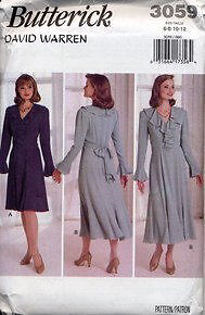 C102 BUTTERICK 3059: DRESS SIZE 6-12 SEWING PATTERN | eBay Australia