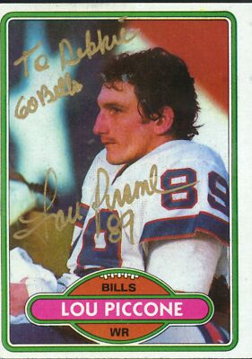 Lou Piccone signed autographed Auto 1980 Topps card #417 | eBay