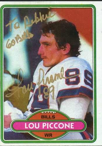 Lou Piccone signiert handsigniert Auto 1980 Topps Karte #417 | eBay