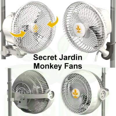 Secret Jardin - Monkey Tent Fans 16w/20w (oscillating)/30w | eBay UK