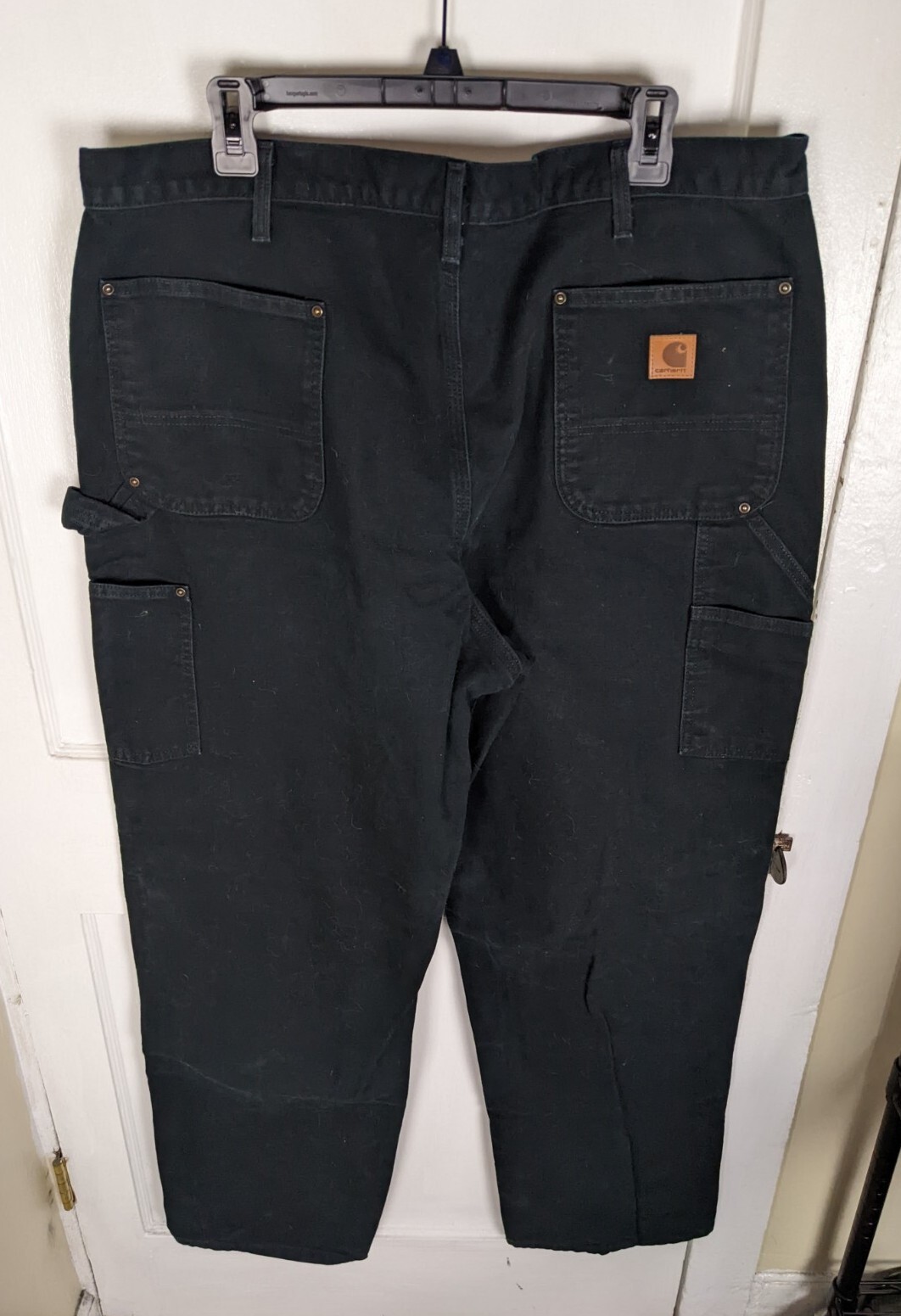 Carhartt Mens B136 Black Duck Double Knees Carpenter … - Gem