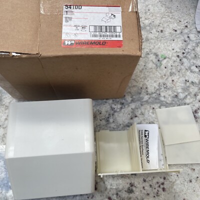WIREMOLD 5410D ENTRANCE END FEED FITTING 5400 SERIES, IVORY | eBay