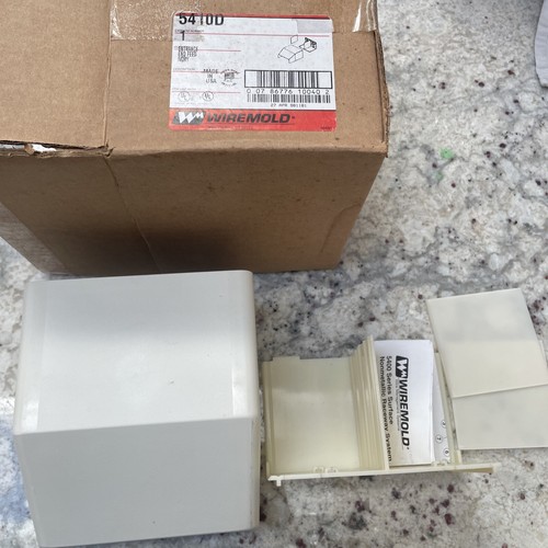 WIREMOLD 5410D ENTRANCE END FEED FITTING 5400 SERIES, IVORY | eBay