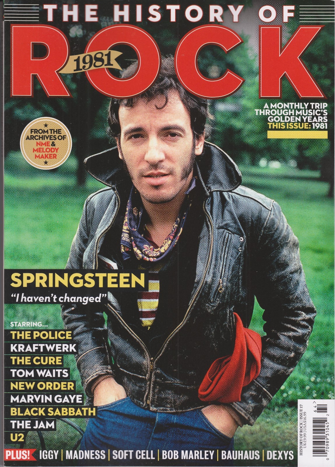 THE HISTORY OF ROCK 1981 UNCUT 2016 MAGAZINE BOOKLET BRUCE SPRINGSTEEN ...