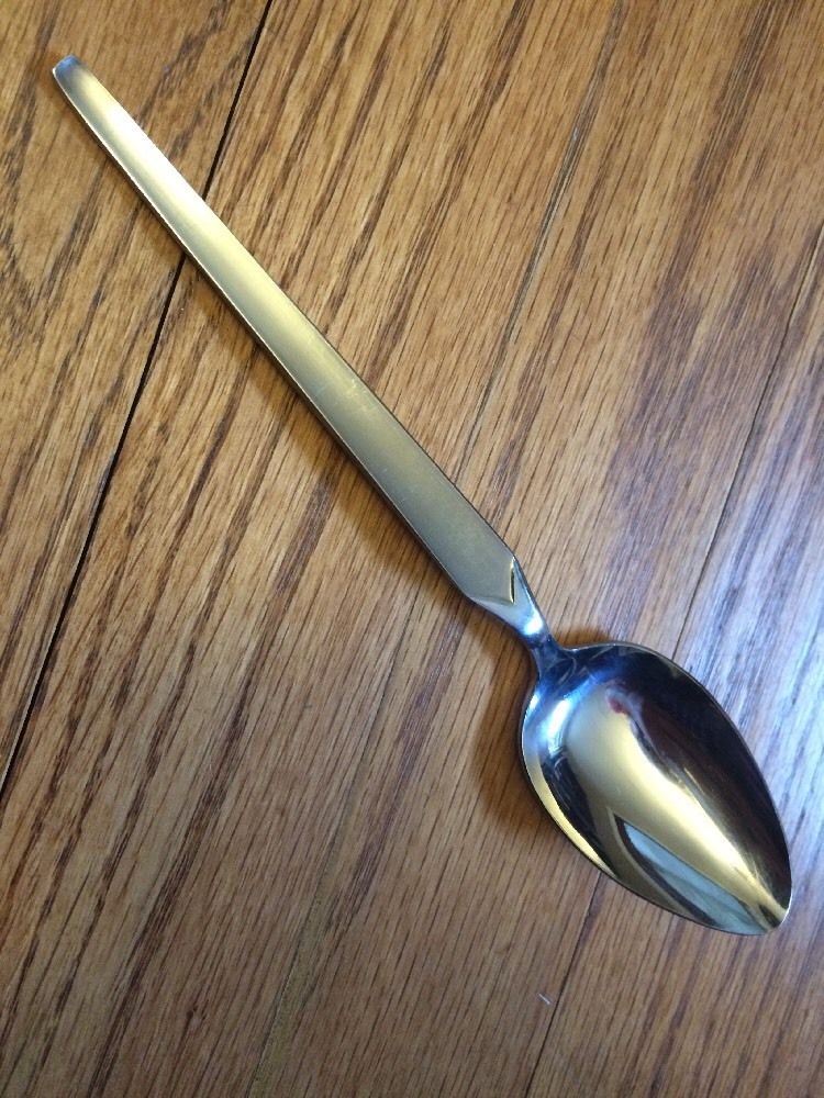 SRI Stanley Roberts Stainless Inverted V Satin CORTINA Oval Soup Spoon ...