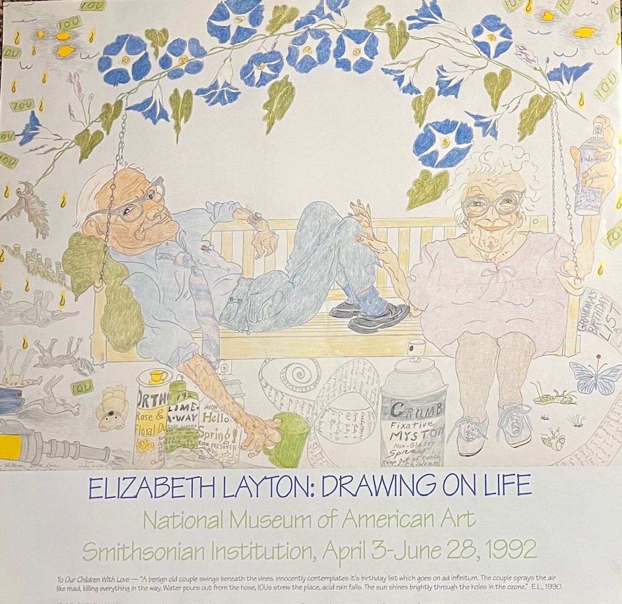 Elizabeth Layton Promotional Art Poster To Our Children with Love | eBay