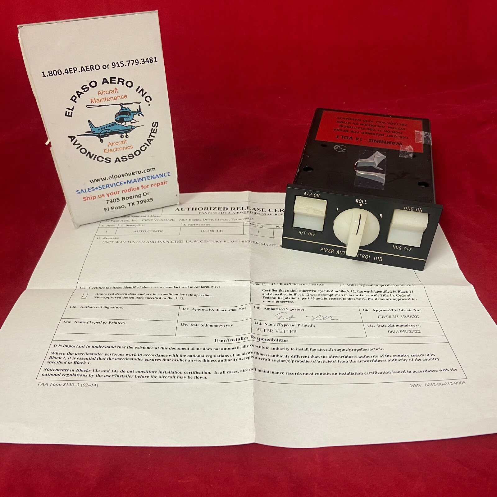 Piper Autocontrol 3 Control Head 1C338 for sale online | eBay