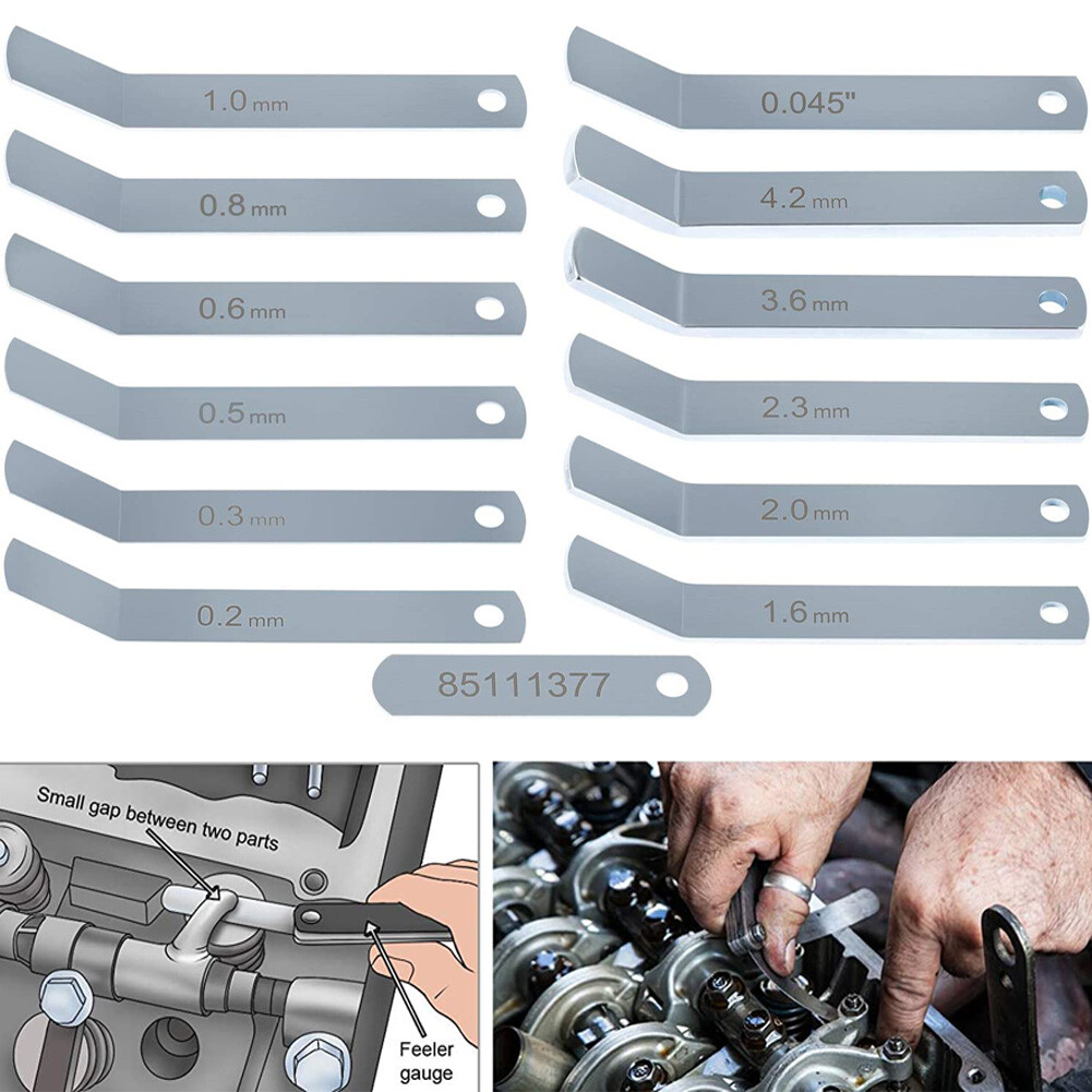 14PCs Feeler Gauge Jake Brake Tool Set 88880053 88880052 85111377 for ...