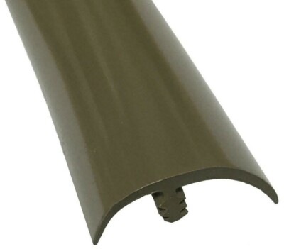 QEP ROBERTS VINYL EDGE CAP 33m Roll, Protects Carpet Edge & Floor BARK ...
