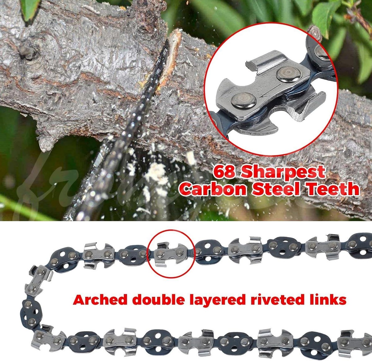 Rope Chainsaw 48 In Manual 53 Inch Rope Saw High Reach Tree Limb Hand ...