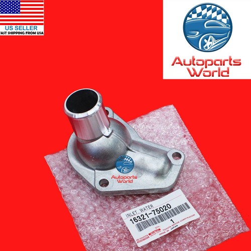 GENUINE OEM TOYOTA TACOMA 4RUNNER 2.7L COOLANT THERMOSTAT HOUSING 16321 ...