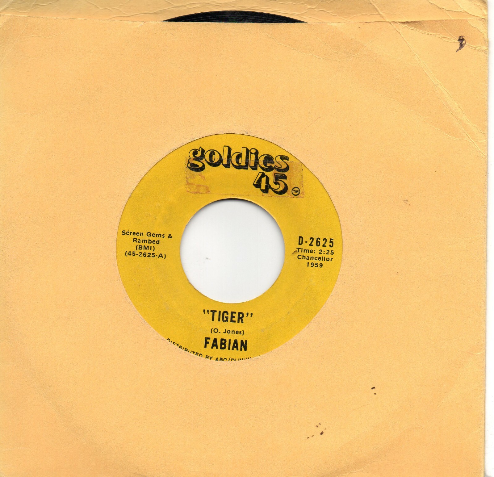 FABIAN - TIGER / MIGHTY COLD (TO A WARM WARM HEART) | eBay