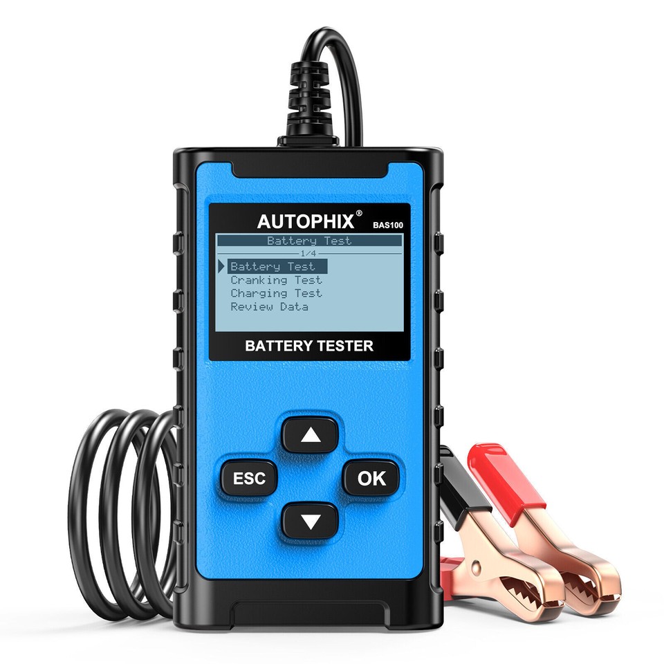 12/24V Car Truck Battery Tester Charging Cranking Test Analyzer ...