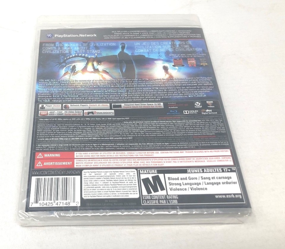 XCOM: Enemy Unknown PlayStation 3 PS3 - NEW / SEALED - 710425471452| eBay