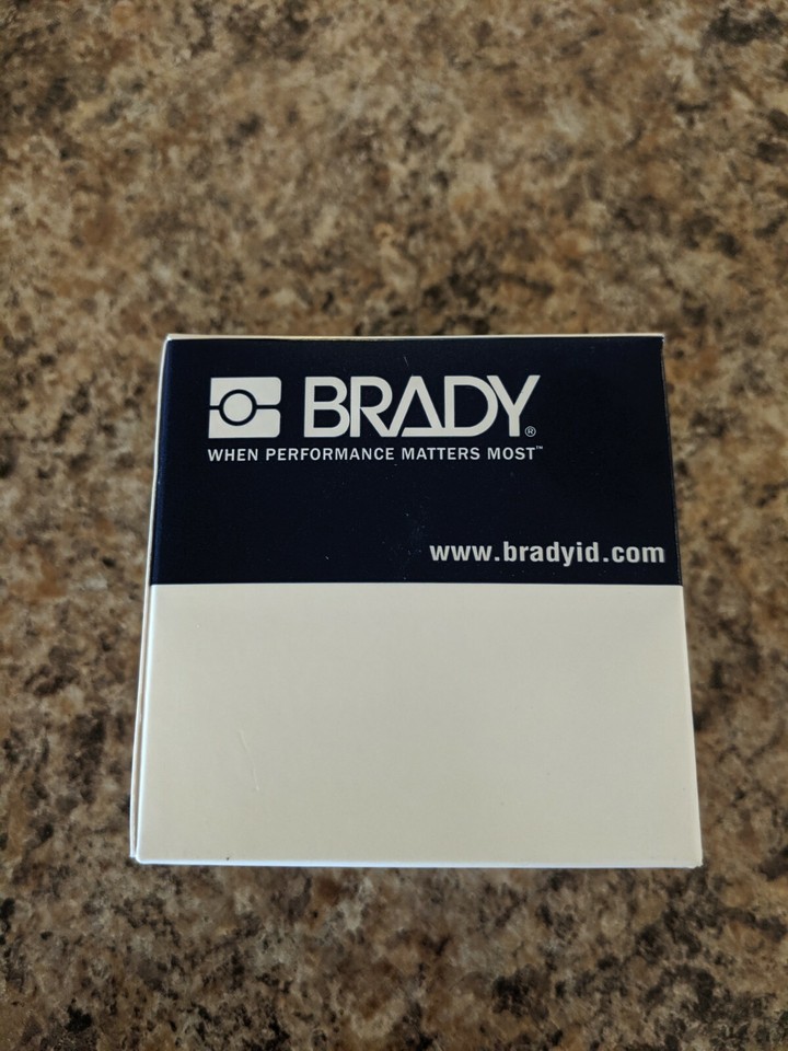 Brady Labels PTL-110-145-GY White 100/Roll NEW | eBay