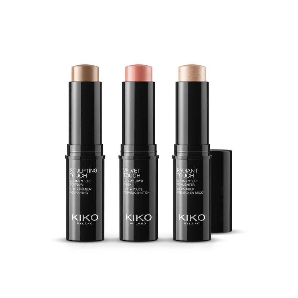 KIKO Milano Contouring Face Set 01 Kit Makeup Viso Con 3 Stick Fard ...