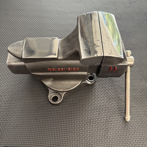 Vintage Restored Craftsman Vise 3 1/2" Wide Jaws Model 391.5180 Swivel ...