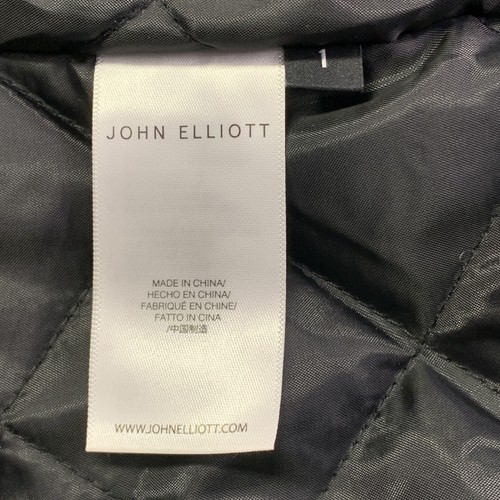 JOHN ELLIOTT Bogota II Size S Black Nylon Zip Up Bomber Jacket | eBay