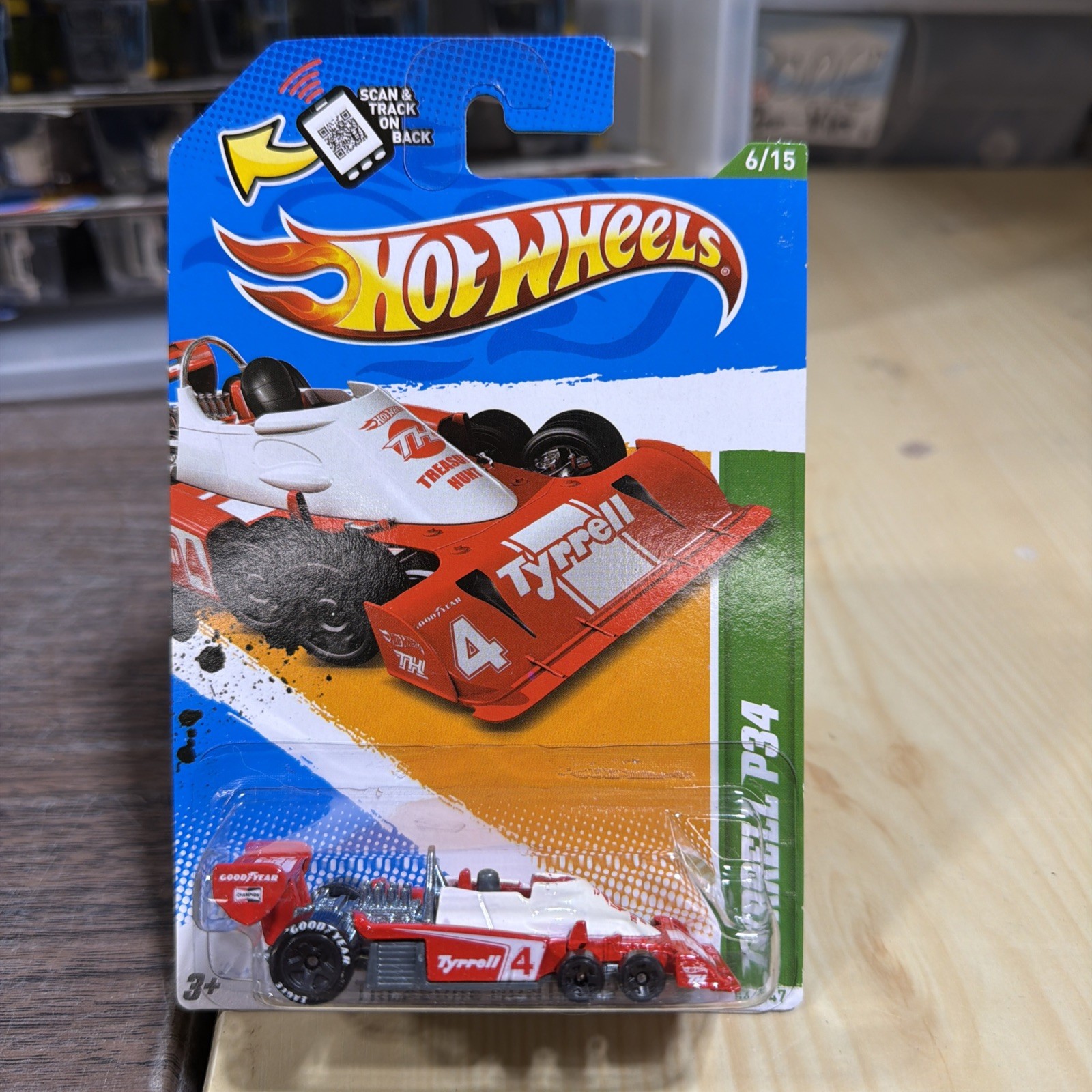 HOT WHEELS TREASURE HUNT 2012 TYRRELL P34 FORMULA 1 INDY CAR | eBay