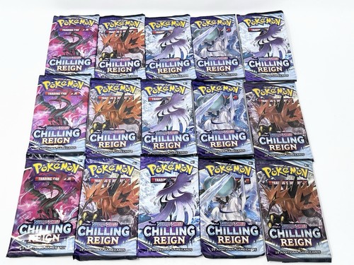 Pokemon TCG Chilling Reign Booster Pack - Lot of 15 Packs | eBay