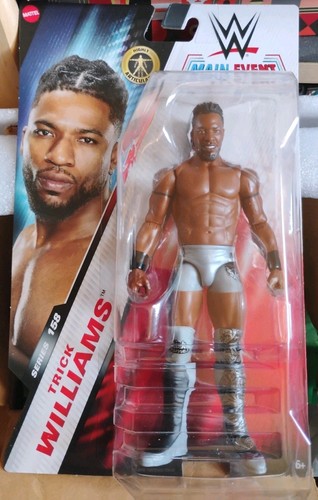 Trick Williams WWE Action Figure Mattel Series 158 Silver Gear | eBay