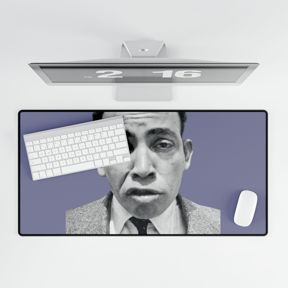 Ismail Yassine Tribute Desk Mat | Retro Close-Up Face | Classic ...
