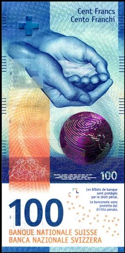 100 Swiss Franc Banknote CIR. 100 Francs Circulated Bill Switzerland | eBay
