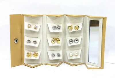 ANDRE PIASSO 9 PAIRS COSTUME JEWELLERY EARRINGS SET - NEW & SEALED ...
