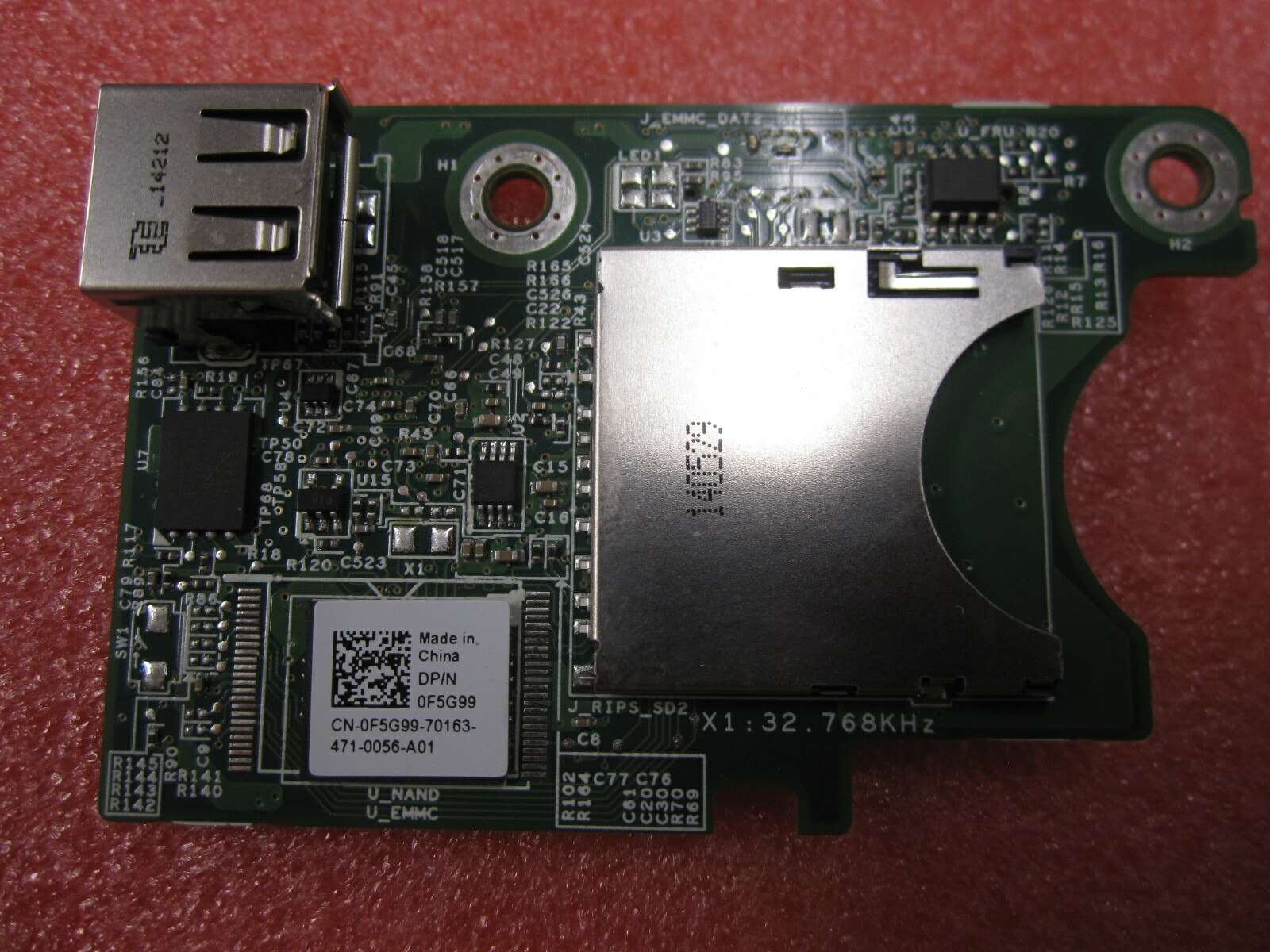 Dell Internal Dual SD Media Card Reader For M520 M620 Server F5G99 | eBay