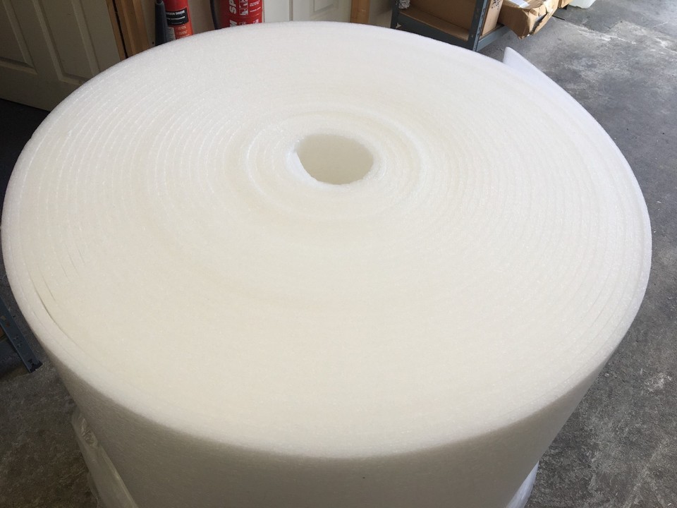 1000mm x 50m x 10mm Thick Jiffy Foam Roll | eBay UK