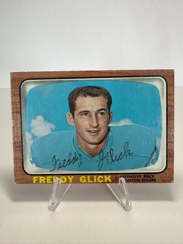 1966 Topps Fred Freddy Glick Signed Card Auto Autograph NFL Houston ...