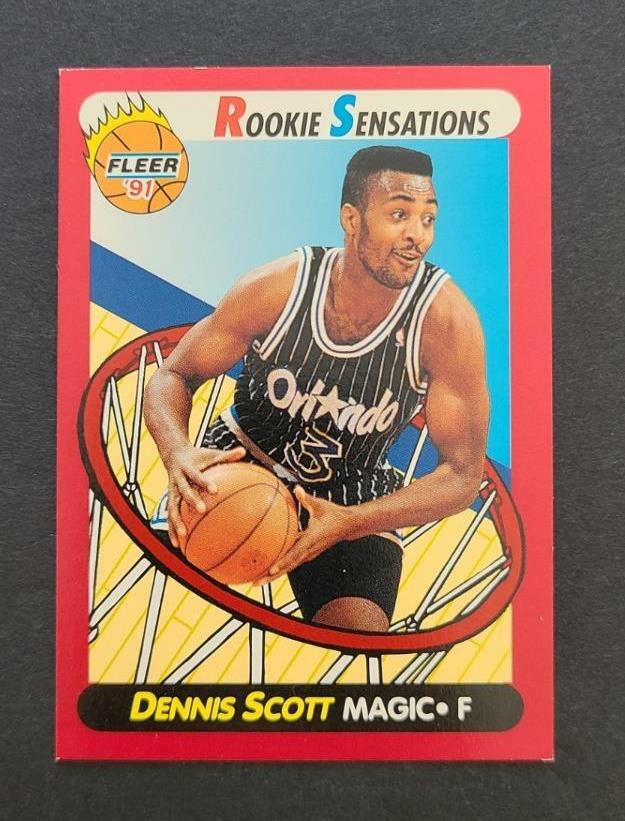 1991-92 Fleer Rookie Sensations #2 Dennis Scott Magic | eBay