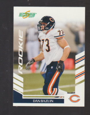 2007 Score #297 Dan Bazuin RC, Central Michigan Chippewas HOF | eBay