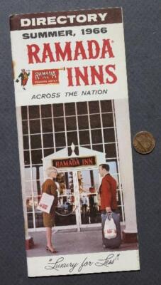 Summer of 1966 Ramada Inn Hotel Chain National Directory brochure ...