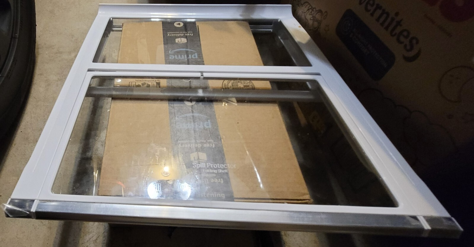 LG Fridge Folding Glass Shelf AHT73234213, AHT73234037 | eBay