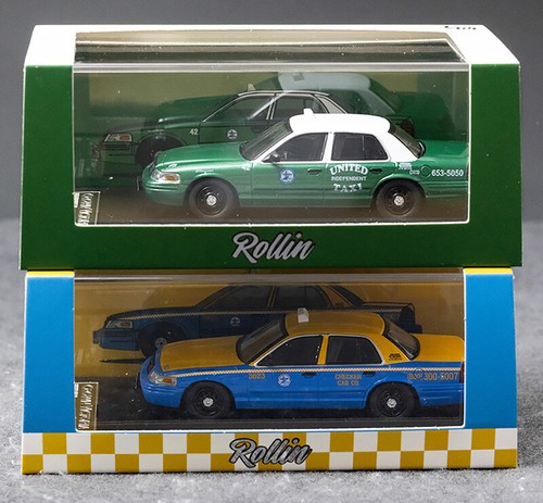 2025 Rollin 1/64 Ford CV Victoria Crown Los Angeles Checker Cab Co ...
