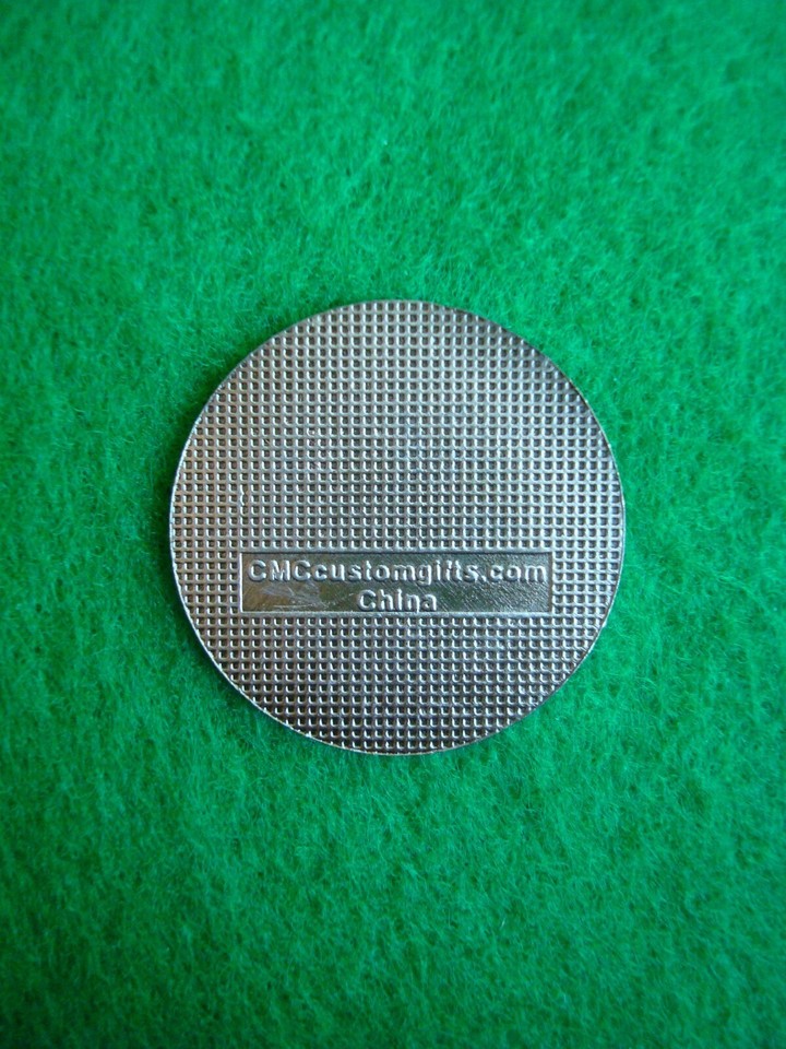 The Gallery Golf Club Ball Marker Metal Flat Putting Coin - Marana ...