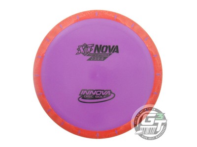 NEW Innova XT Nova 165g Purple Black Stamp Orange Rim Putter Golf Disc ...