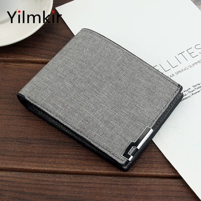 Wallet for Men Multifunctional Canvas Wallet Lightweight Classy Stylish ...
