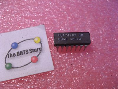 uA747DM-QB Fairchild Operational Amplifier OpAmp IC Ceramic LM747 uA747 ...