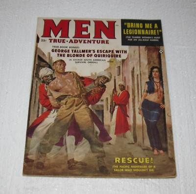 Vintage Men True - Adventure Magazine October 1958 FREE SHIPPING | eBay