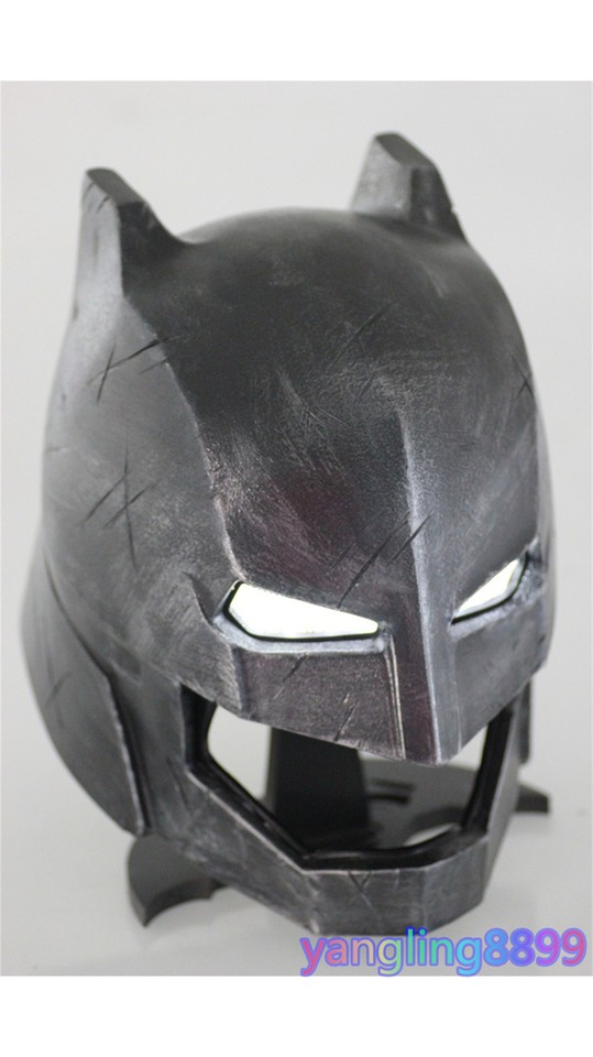 DC Batman Helmet 1:1 Wearable Full Mask w/ Led Eyes Cosplay Prop ...