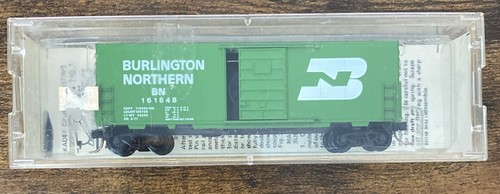 N Scale MTL Burlington Northern 40' Roofwalk Sliding Door Boxcar ...