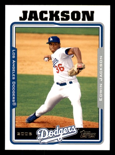 2005 Topps #603 Edwin Jackson Los Angeles Dodgers | eBay