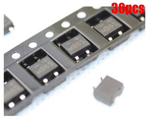 30Pcs MB6S 0.5A 600V Miniature Mini Smd Bridge Rectifier iq | eBay ...