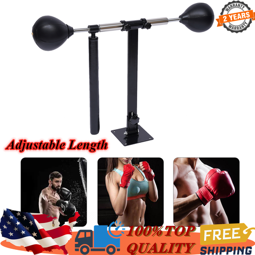 Boxing Speed Reflex Rotating Sparring Bar Punching Pad Ball Wall ...
