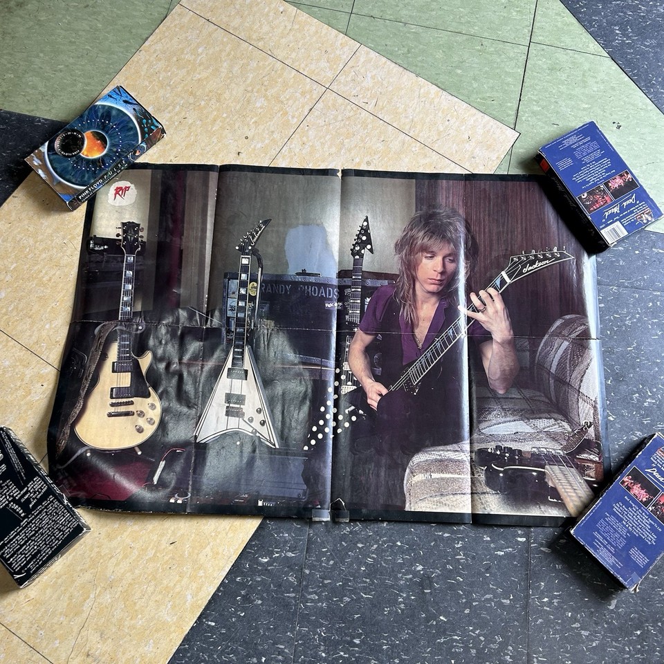 RANDY RHOADS CENTERFOLD POSTER RIP MAGAZINE OZZY RR7-G02 | eBay UK